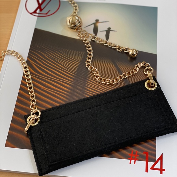 Accessories | Shiny Gold Adjustable Crossbody Chain With Felt Insert ...